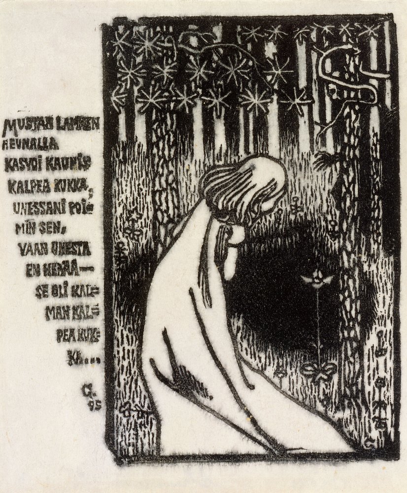 Blume des Todes von Akseli Gallen Kallela: Kunstdruck