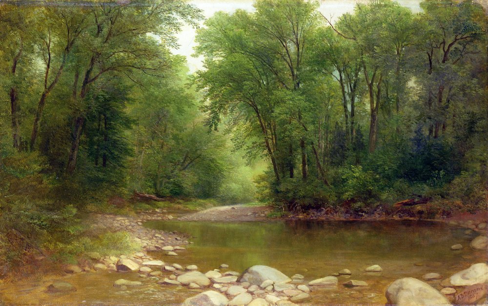 Ein Bach in den Catskill Mountains, 1867
