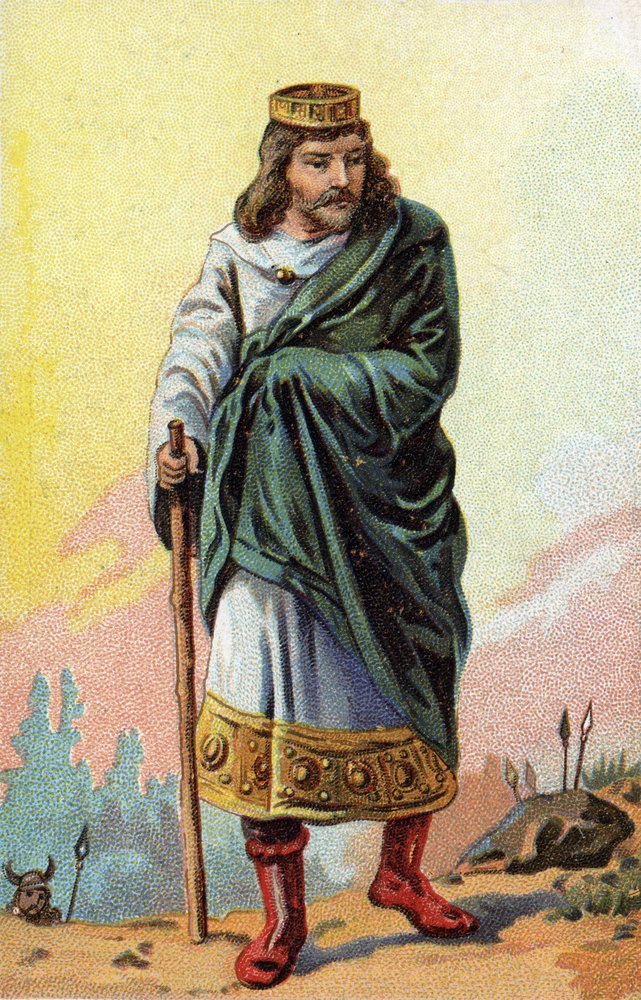 Porträt von Thierry III., König der Franken von 673 bis 691