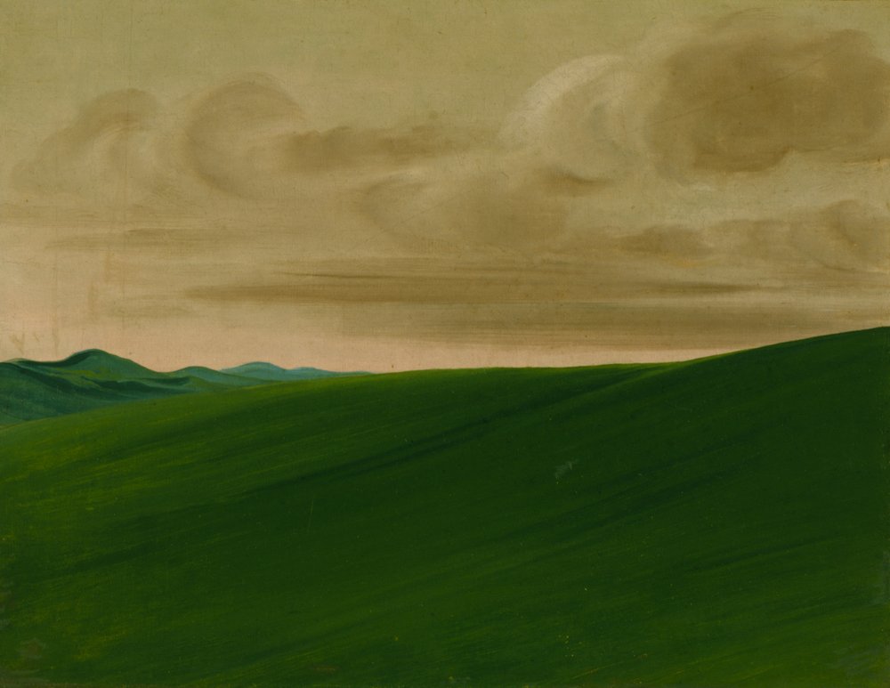 Nishnabottana Bluffs, Oberer Missouri von George Catlin