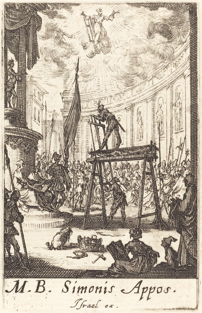 Das Martyrium des Heiligen Simon von Jacques Callot