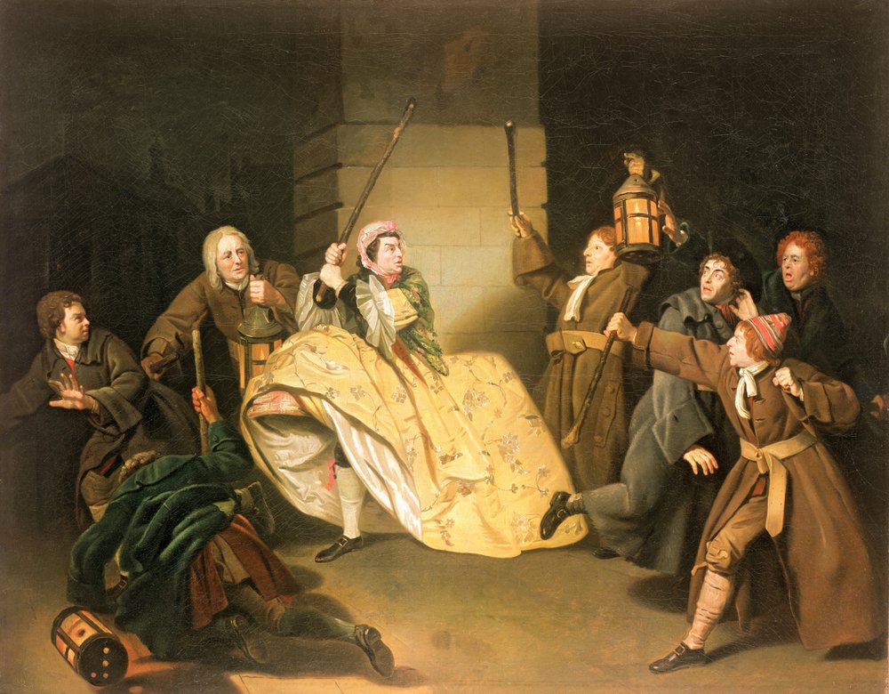 David Garrick als Sir John Brute in Vanbrughs The Provokd Wife
