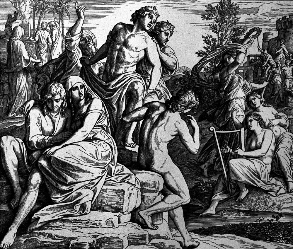 Die sündigen Engel von Julius Schnorr von Carolsfeld