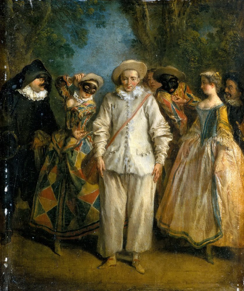 Die Schauspieler der Commedia dell'Arte von Nicolas Lancret