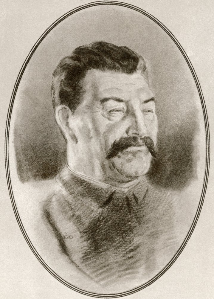 Joseph W. Stalin, aus Living Biographies of Famous Rulers