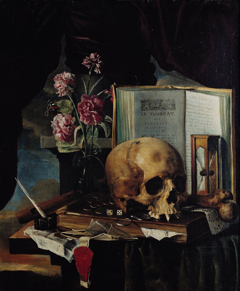 Vanitas von Simon Renard de Saint Andre: Kunstdruck kaufen