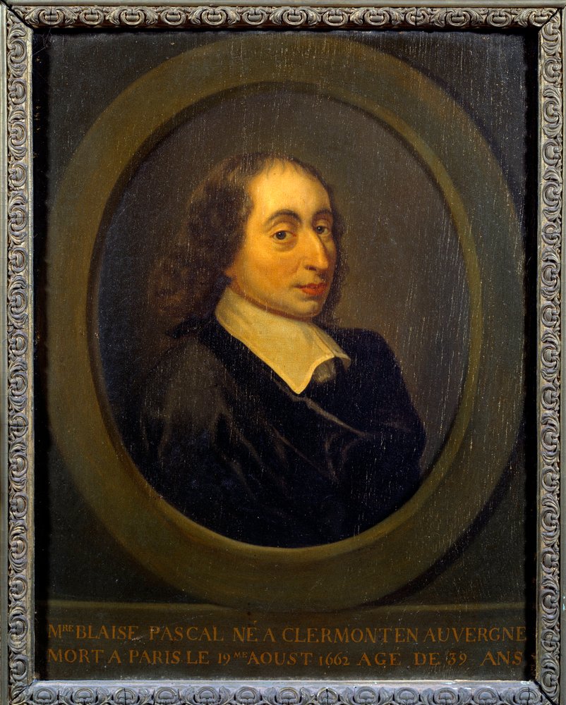 Porträt von Blaise Pascal (1623-1662), französischer Physiker ...