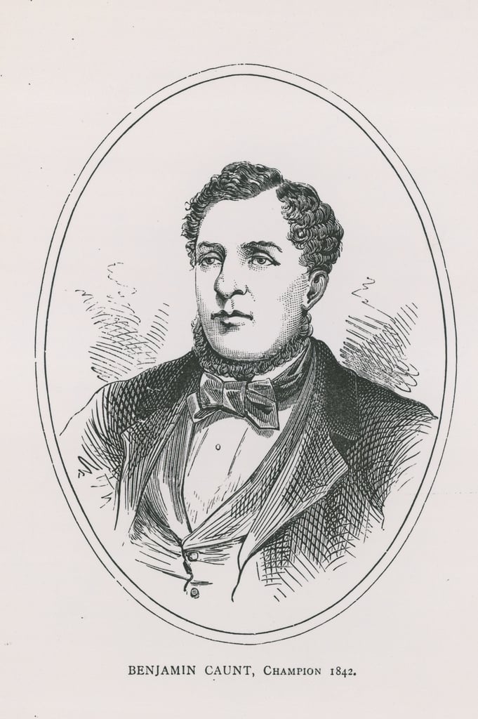 Porträt von Benjamin Caunt von English School: Kunstdruck