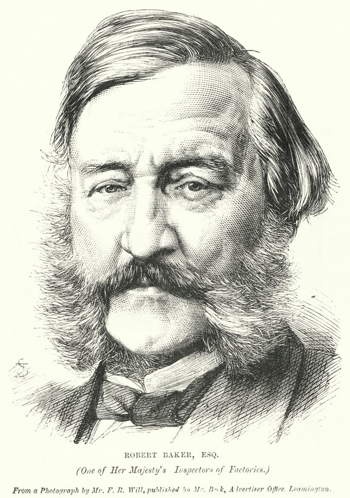 Robert Baker, One of Her Majesty's Inspectors of Factories (Kupferstich)