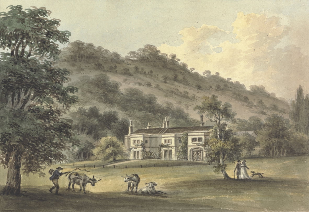 Grove Cottage, Box Hill, Surrey, der Sitz von George Barclay Esq.