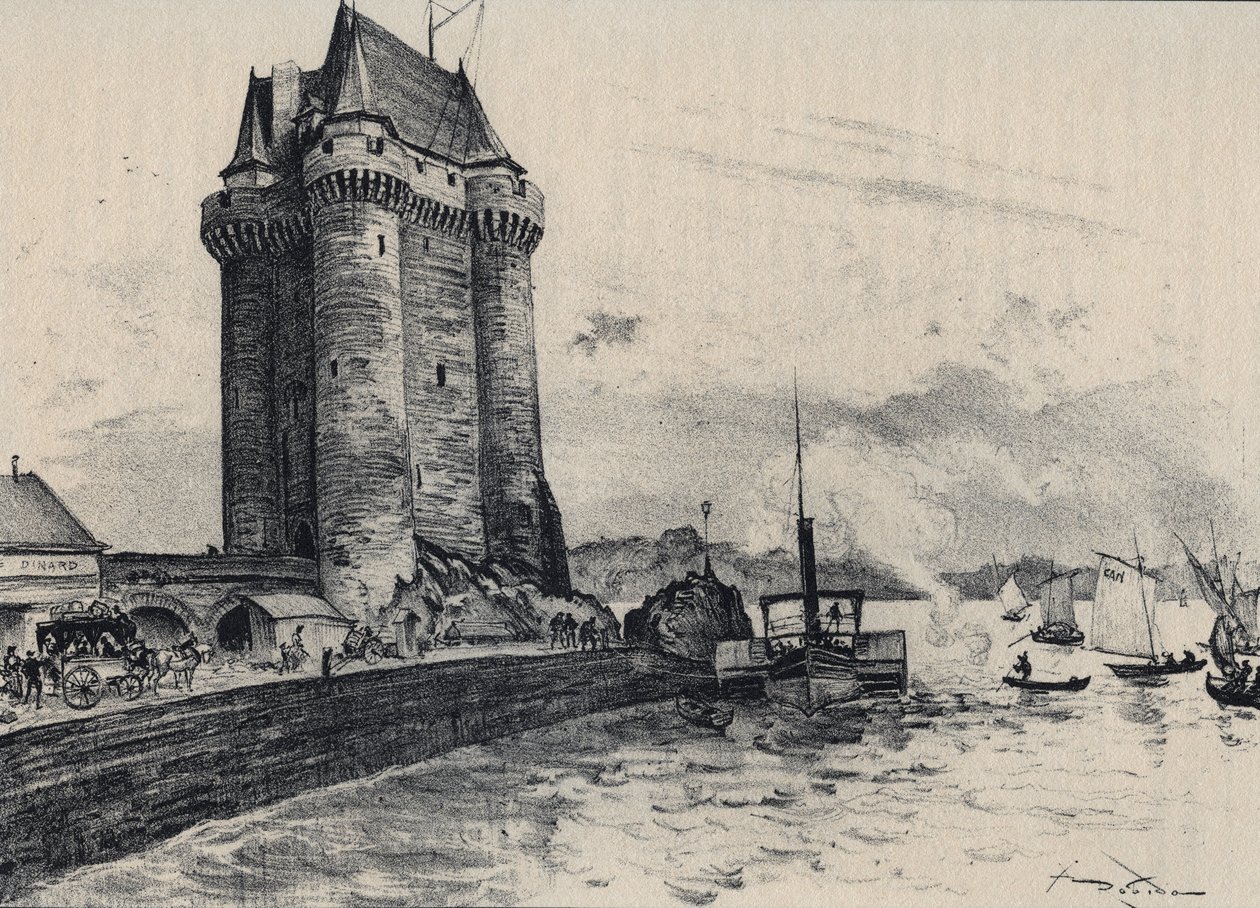 Der Turm Solidor befestigt in Saint-Malo, Bezirk Saint-Servan - Altes ...
