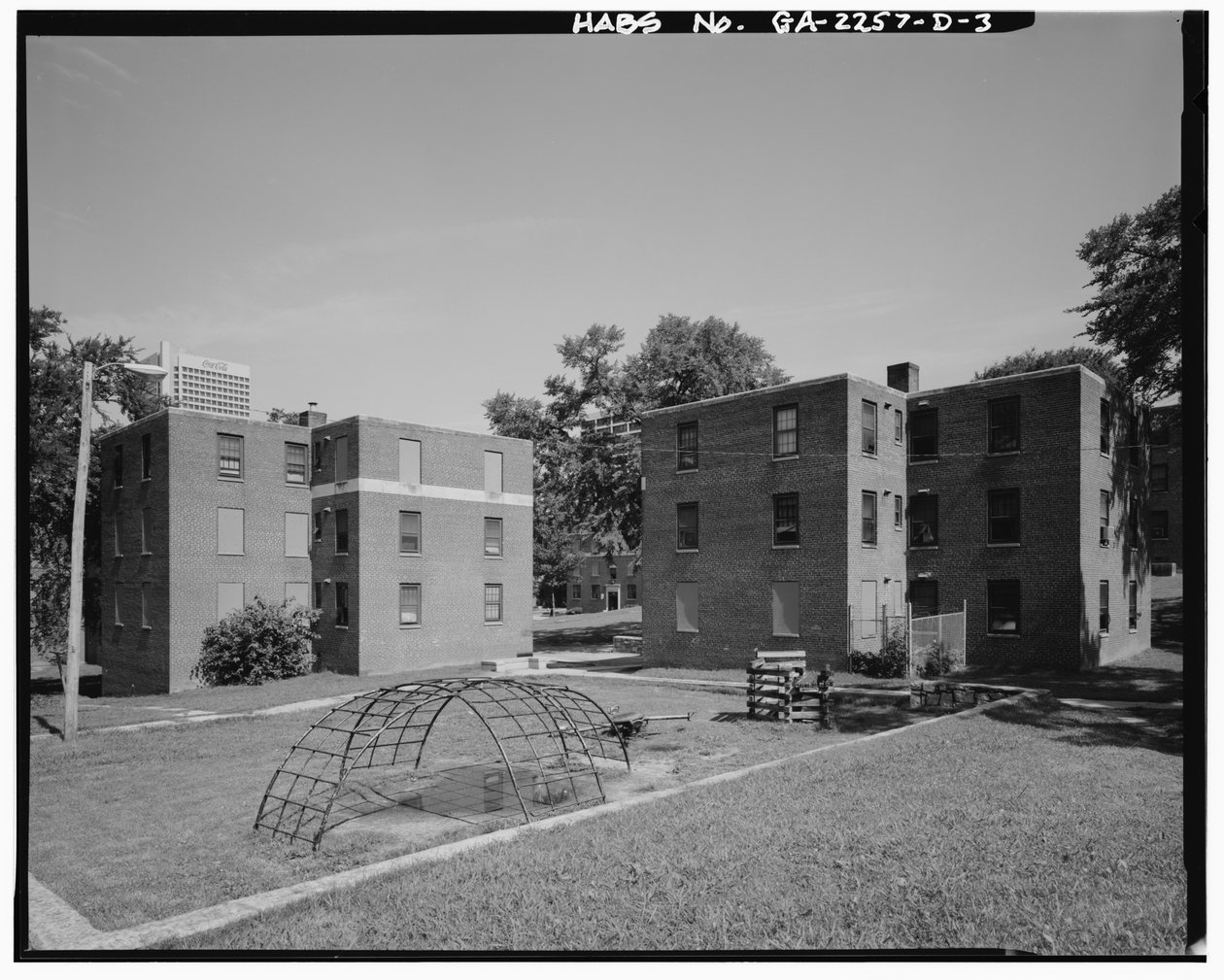 Techwood Homes, Gebäude Nr. 2, 569-573 Techwood Drive, Atlanta, Fulton ...