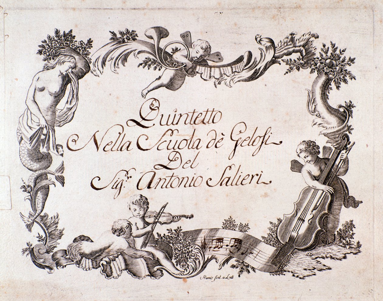 Noten für „La scuola de 'gelosi“ von Antonio Salieri