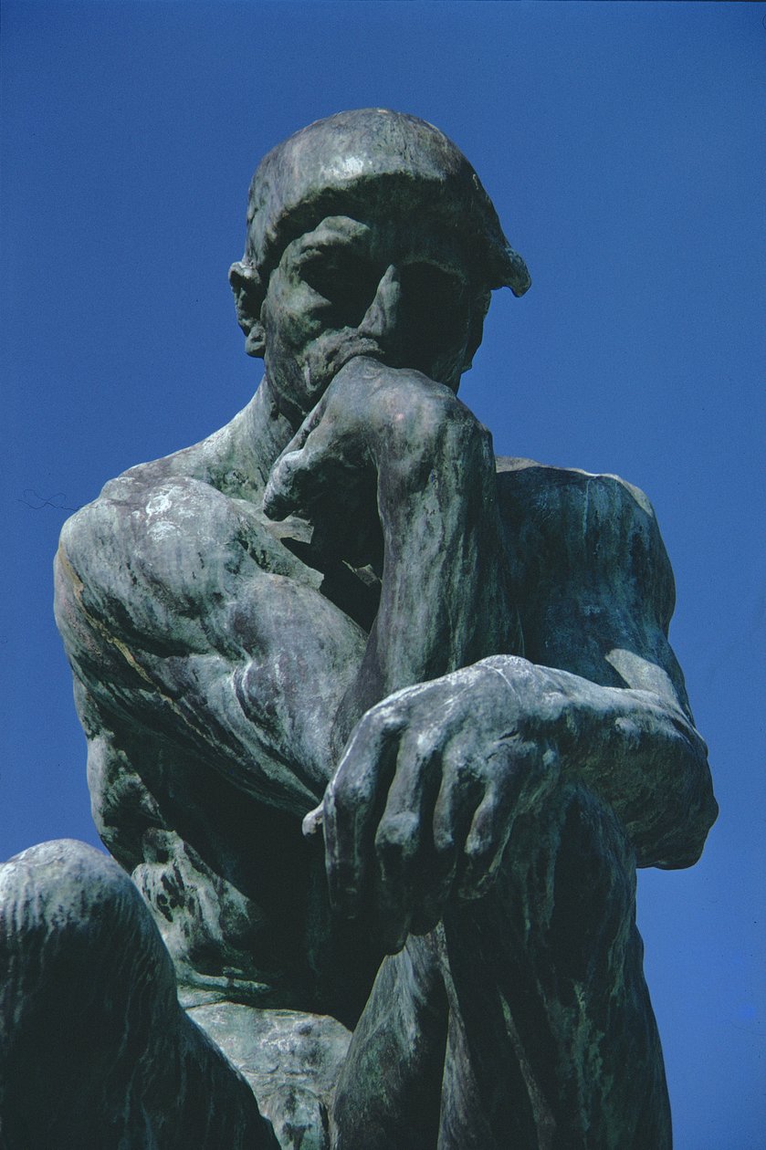 Der Denker von Auguste Rodin: hochwertiger Kunstdruck