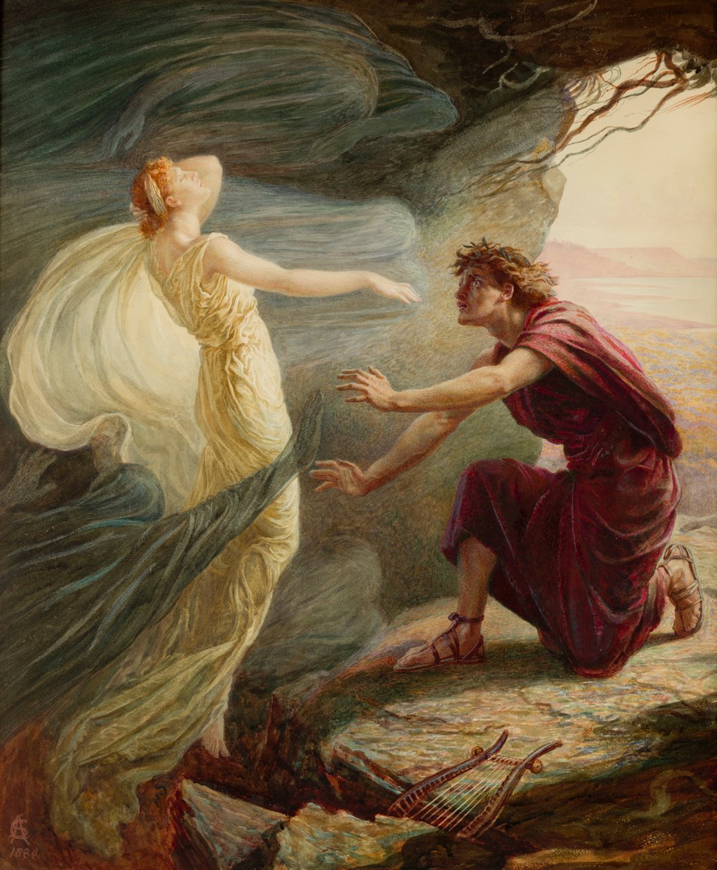 Orpheus und Eurydike von Catharine Adelaide Sparkes