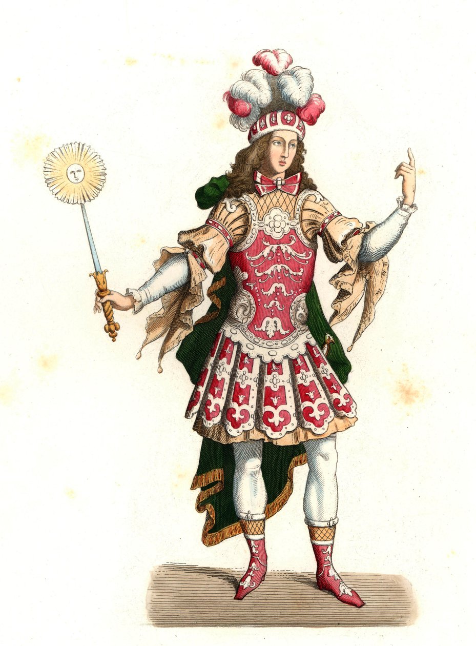 Ludwig XIV. von Frankreich, der Sonnenkönig (1638-1715), im Tanzkostüm