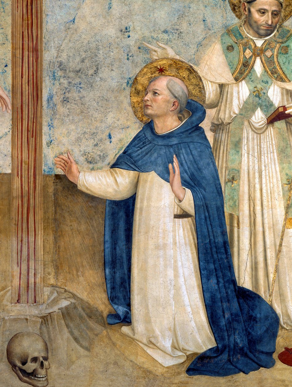 Heiliger Dominikus (Detail) von Fra Angelico: Kunstdruck
