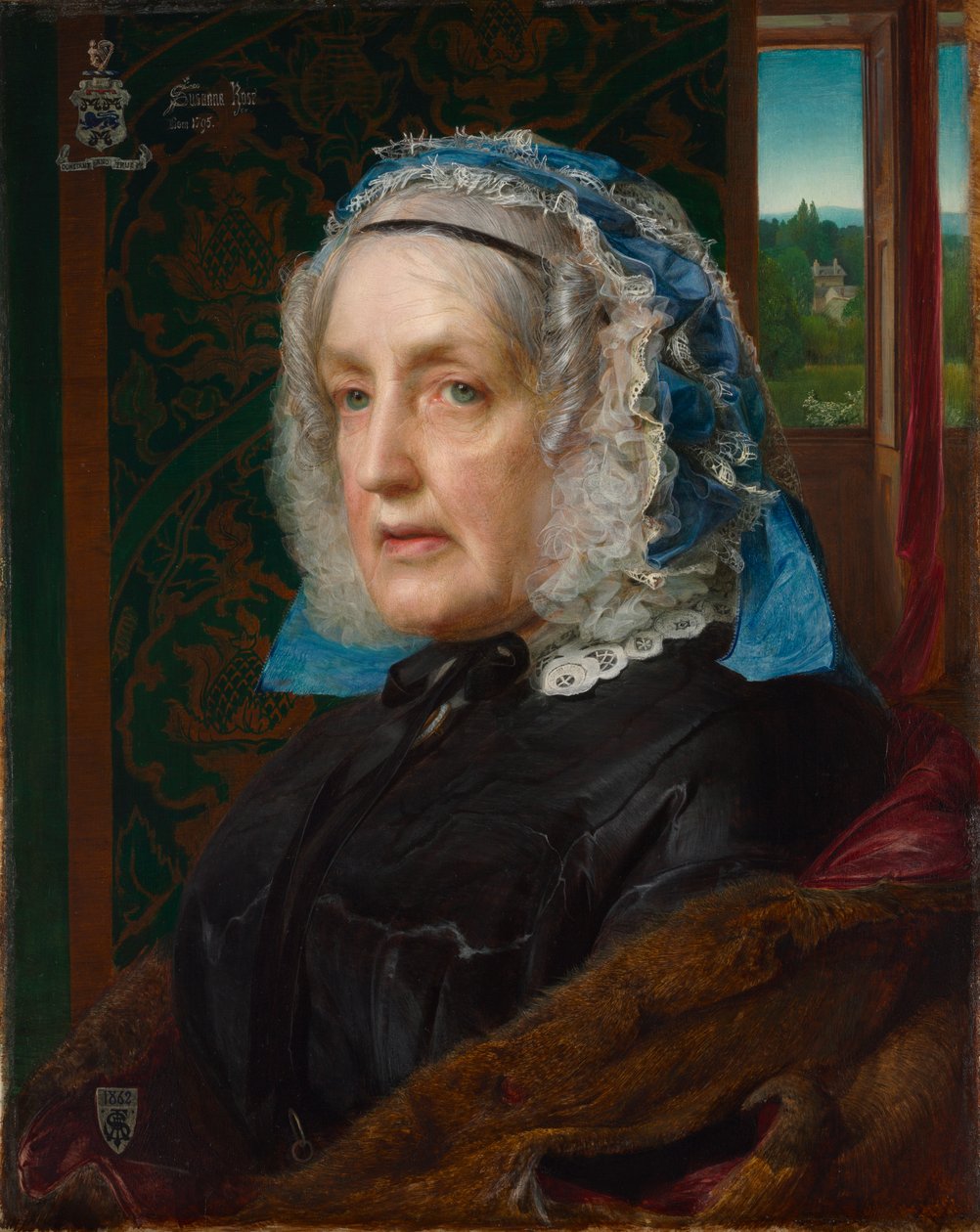 Porträt von Susanna Rose von Frederick Sandys: Kunstdruck
