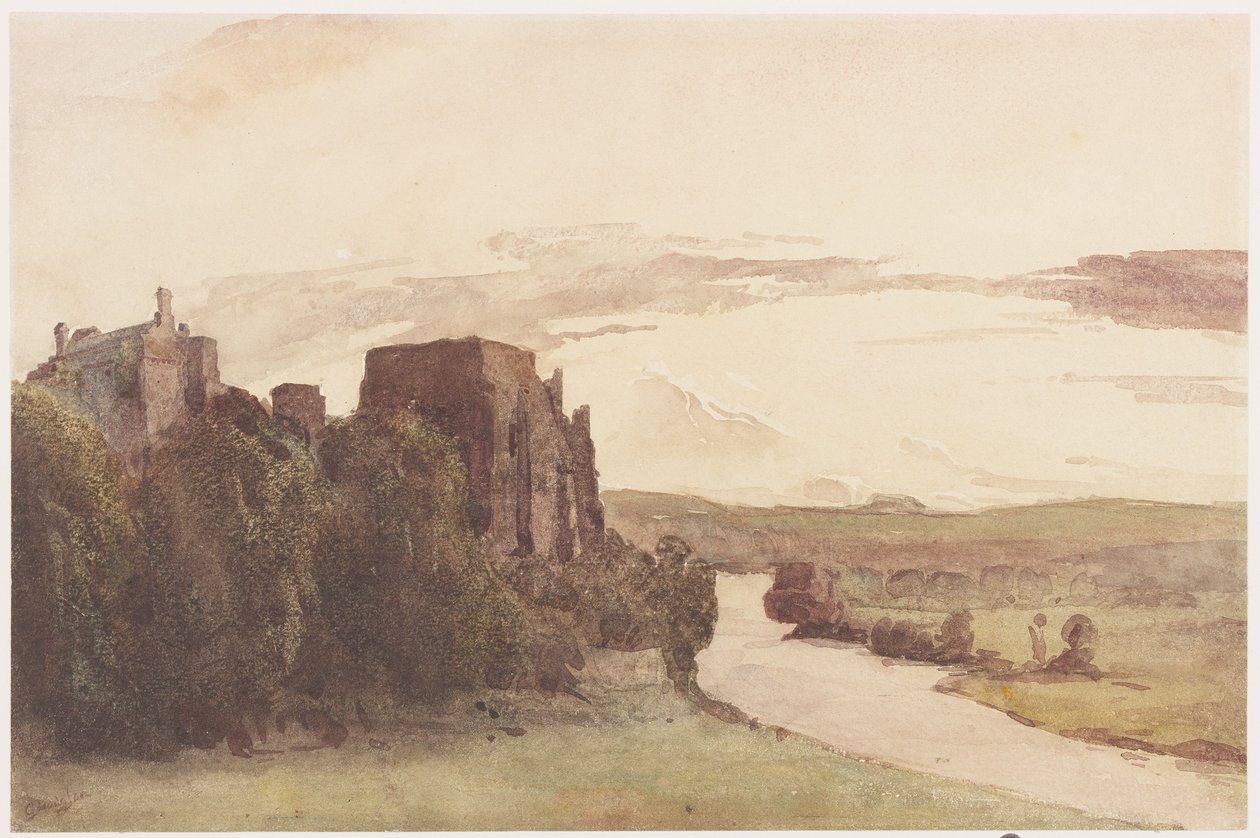 Cockermouth Castle von George Haydock Dodgson: Kunstdruck