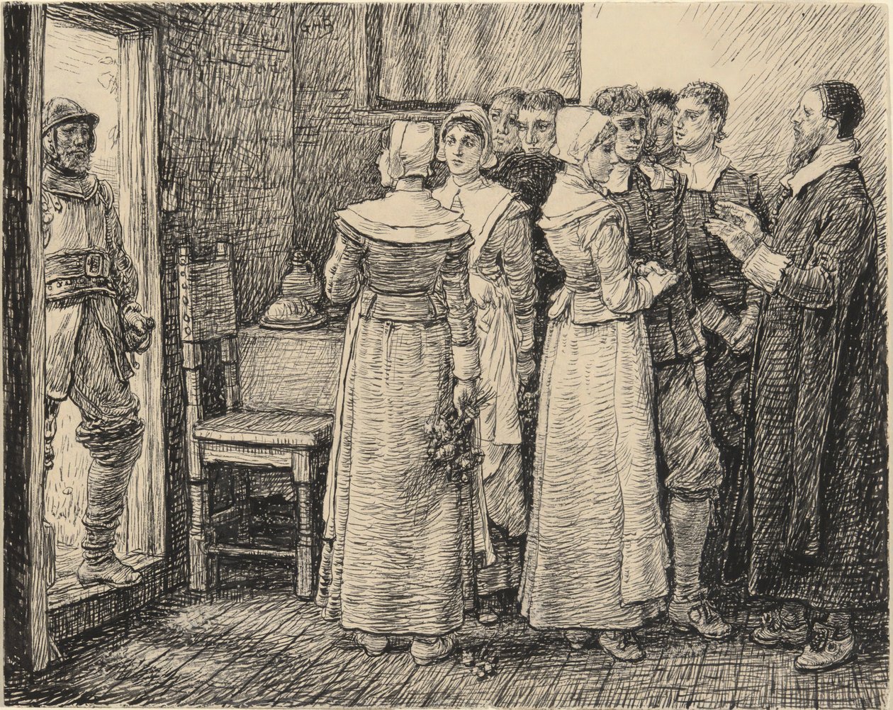 Die unterbrochene puritanische Hochzeit