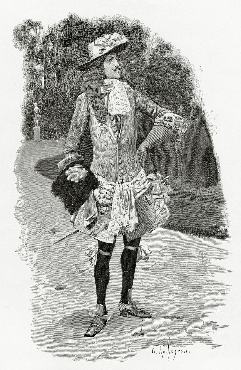 Lord David Dirry-Moir - Illustration aus L'Homme qui rit, 19. Jahrhundert