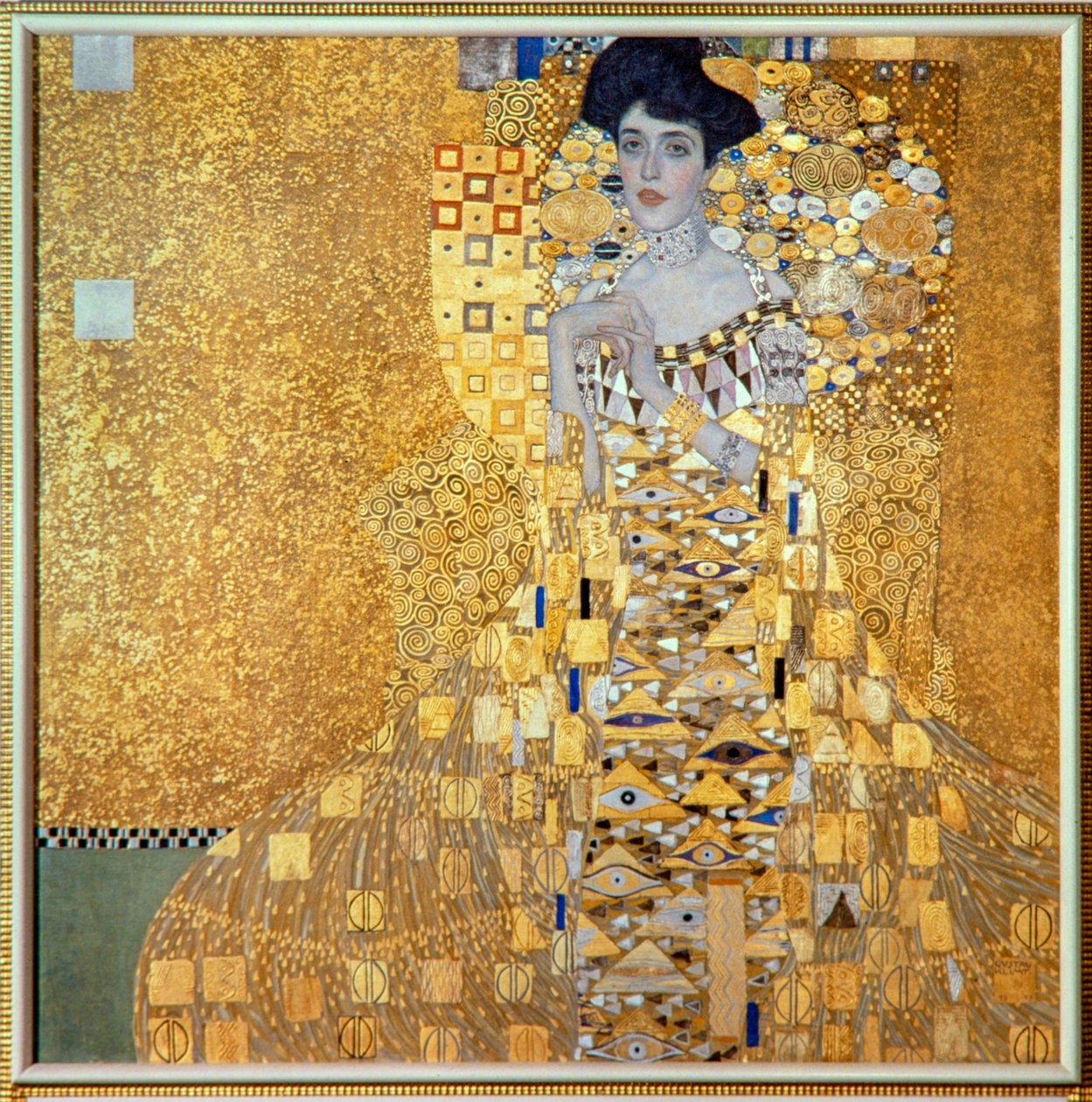 Porträt von Adele Bloch-Bauer von Gustav Klimt: Kunstdruck