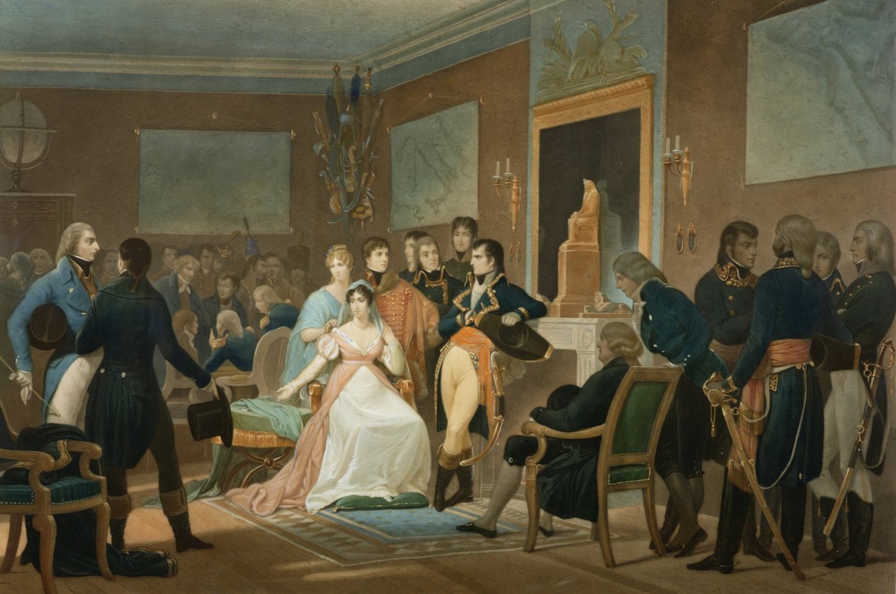 Der Morgen des 18. Brumaire (9. November) 1799, graviert von Jean ...