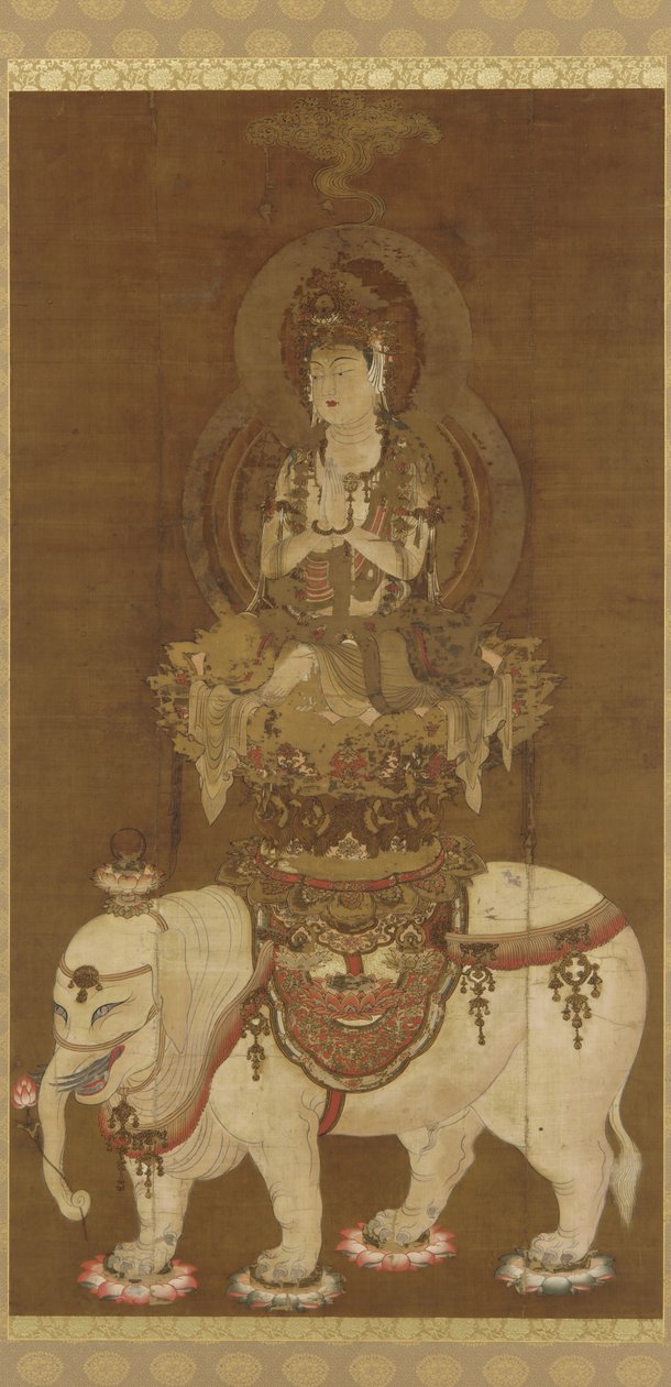 Der Bodhisattva - Fugen (Fugen Bosatsu) Heian-Periode