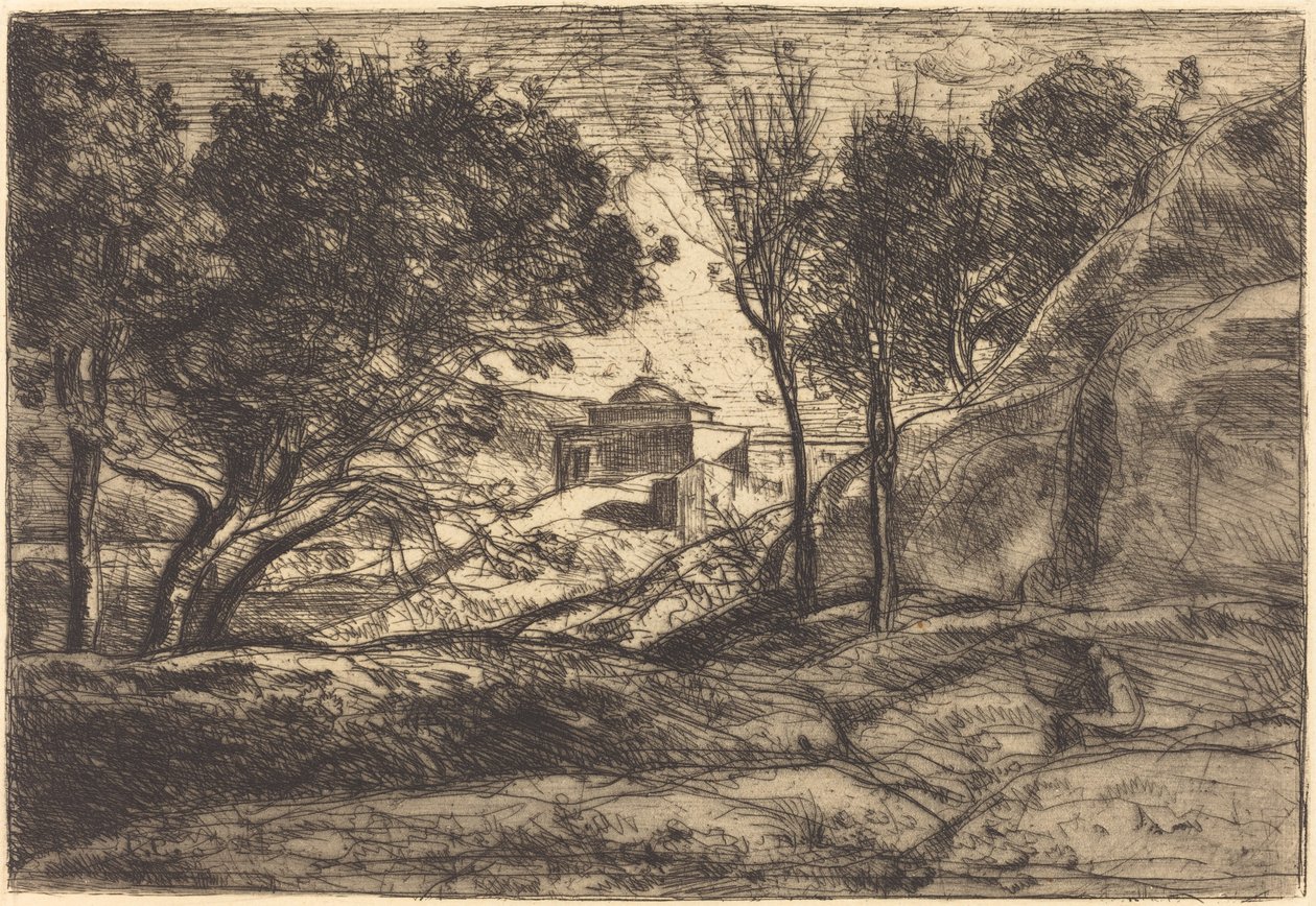 Erinnerung an die Toskana von Jean-Baptiste-Camille Corot