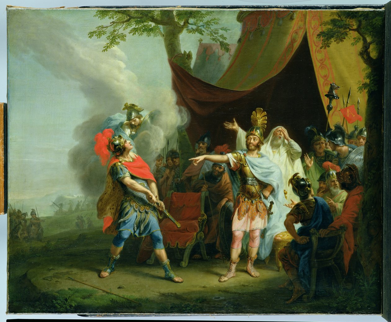 Achilles streitet mit Agamemnon, 1776