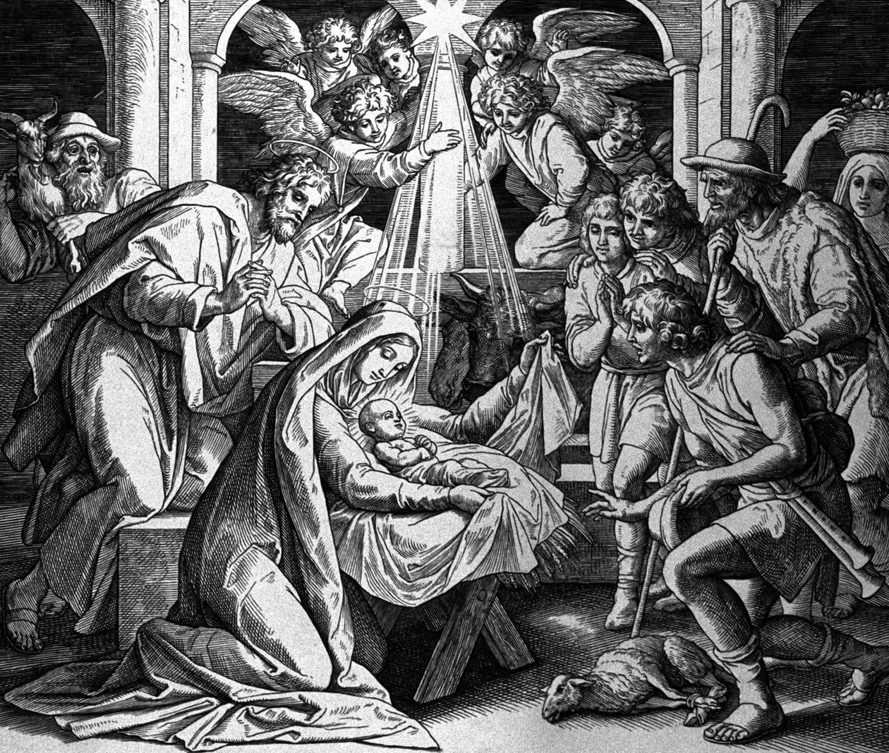 Die Geburt Christi von Julius Schnorr von Carolsfeld