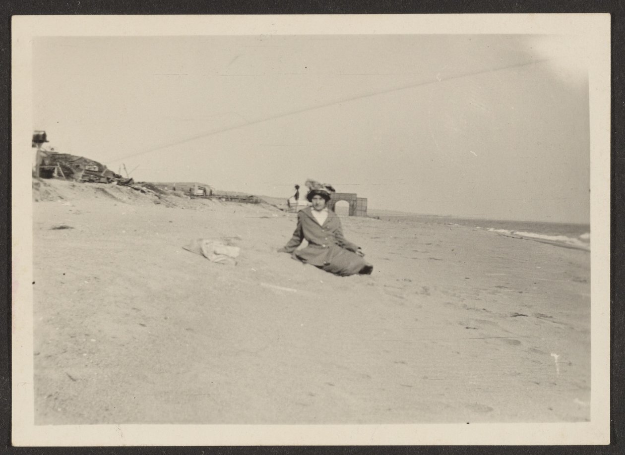 [Florence am Strand] von Louis Fleckenstein: Kunstdruck