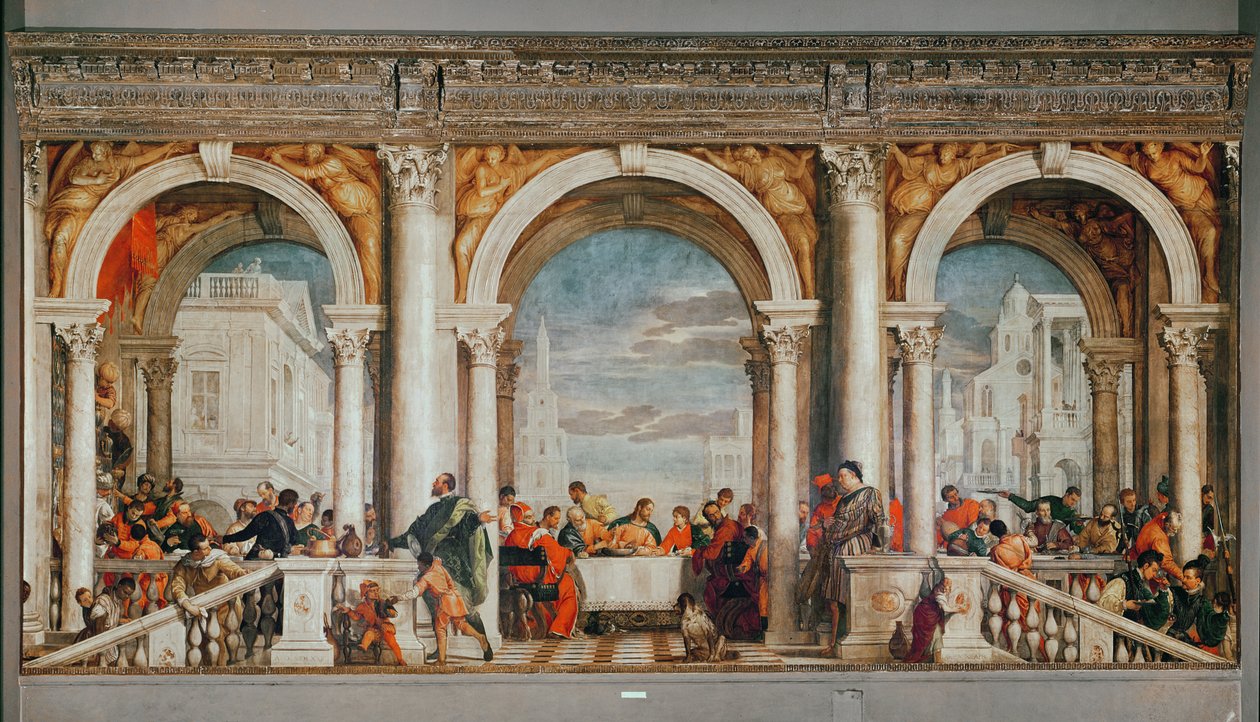 Das Fest im Hause des Levi von Paolo Veronese: Kunstdruck