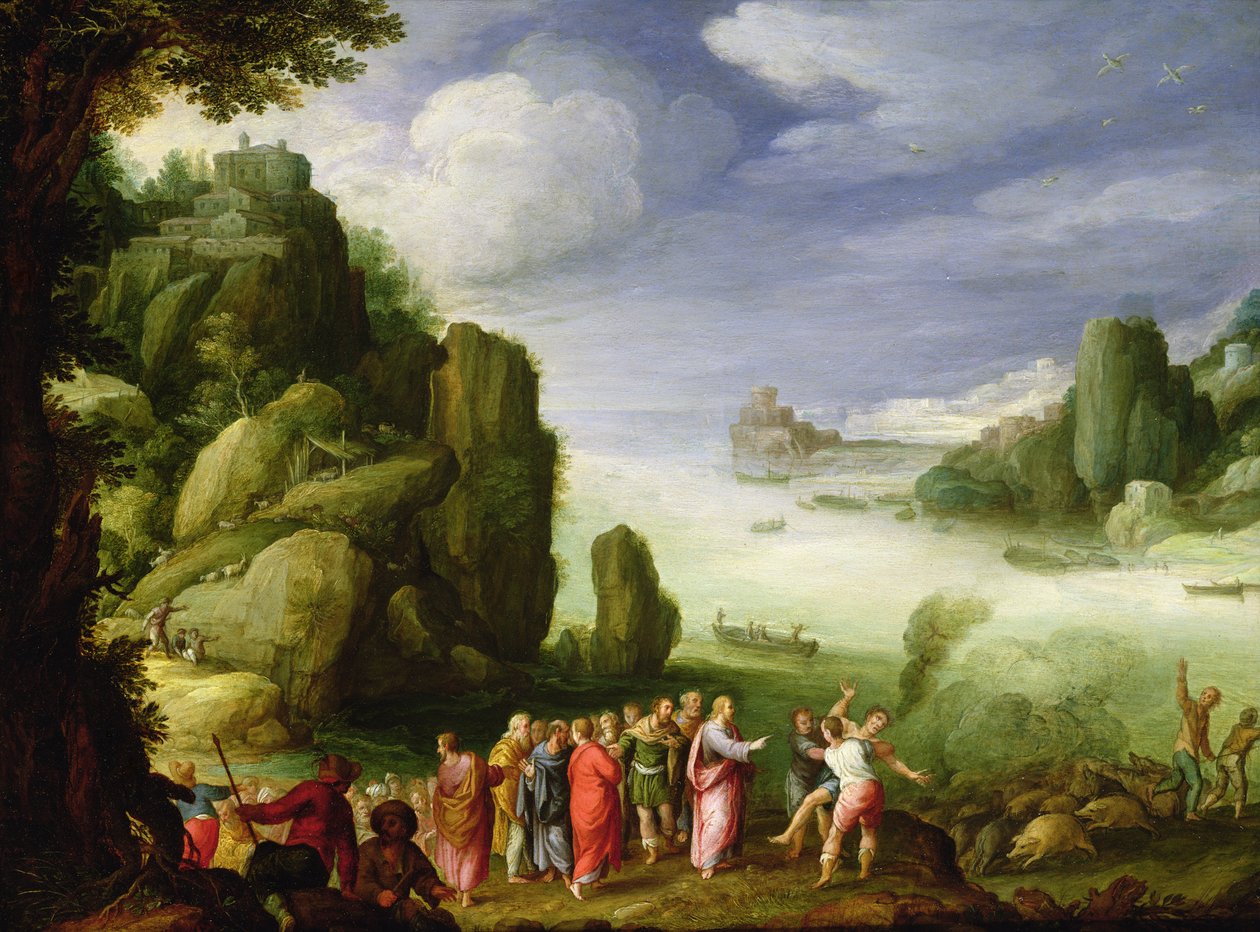 Christus heilt die Besessenen von Gerasa, 1608