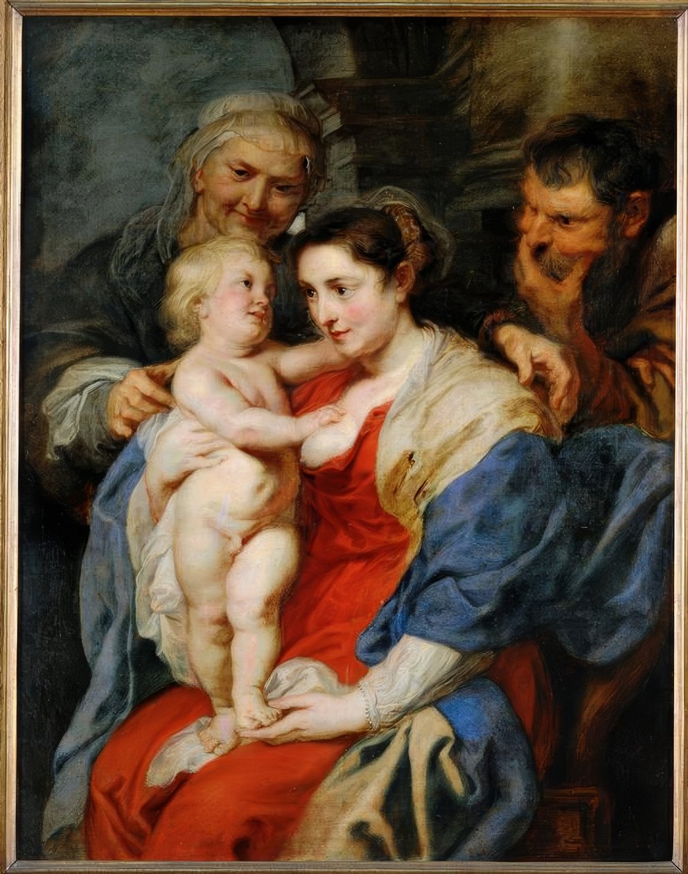 Die heilige Familie mit der heiligen Anna