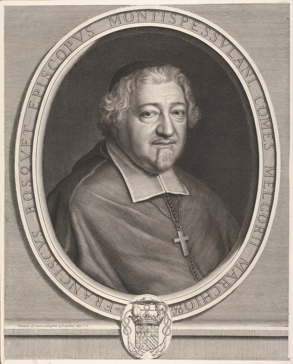 François Bosquet von Robert Nanteuil: Kunstdruck kaufen