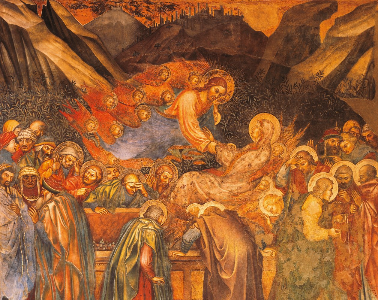 Himmelfahrt der Jungfrau Maria, Szene aus dem Leben der Jungfrau