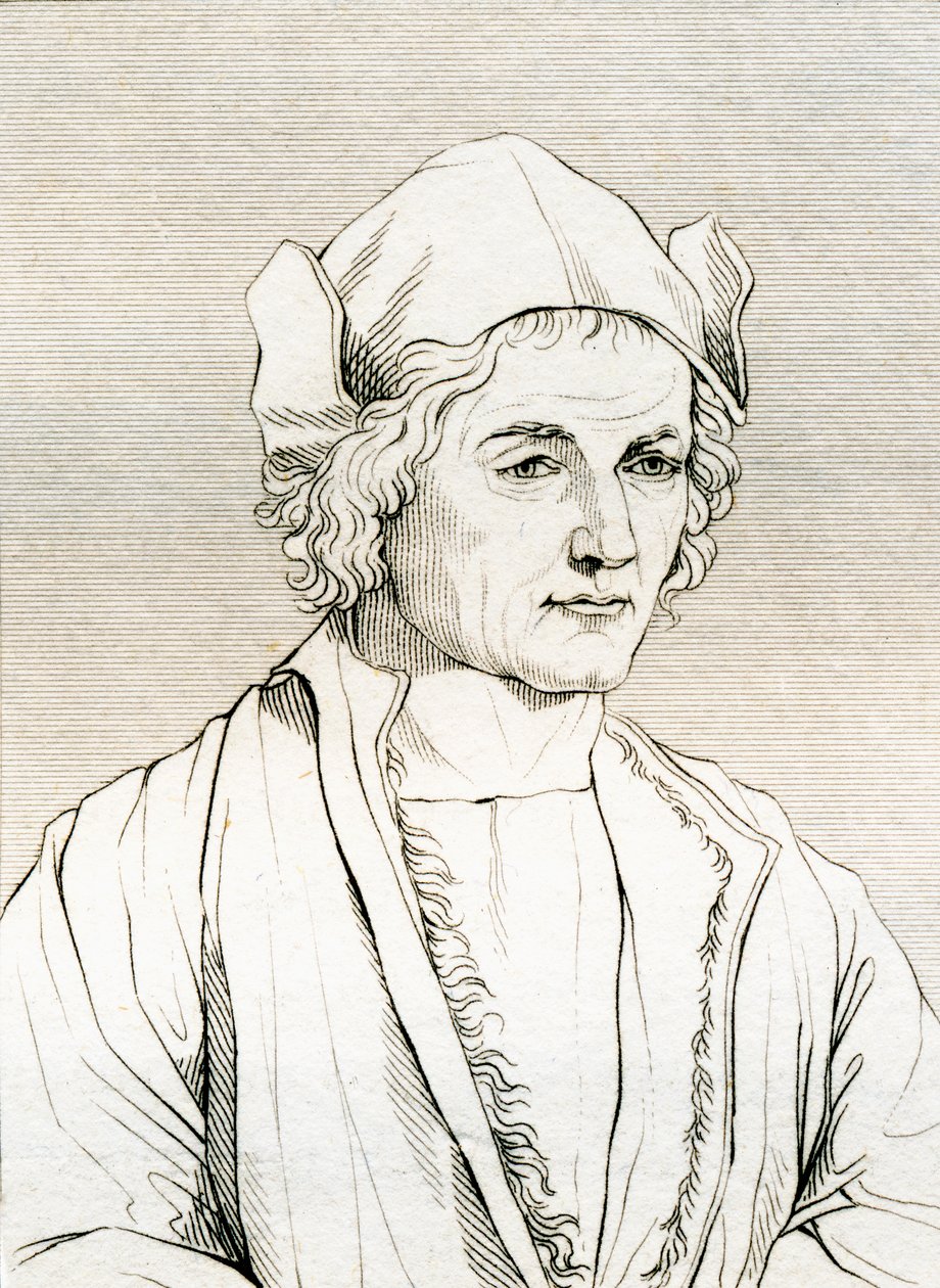 Albrecht Dürers Vater, nach einem Gemälde von Albrecht Dürer von 1497 ...