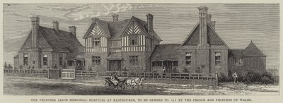 Das Princess Alice Memorial Hospital in Eastbourne, heute eröffnet vom ...