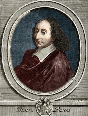 Porträt von Blaise Pascal (1623-1662), französischer Physiker ...