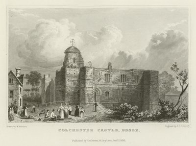 Colchester Castle, Essex von William Henry Bartlett