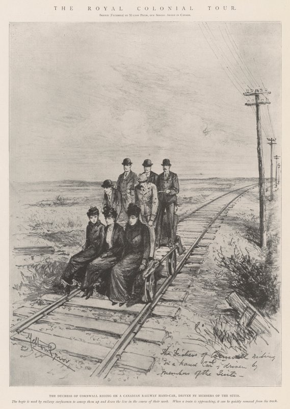 Die königliche Kolonialtour von Melton Prior: Kunstdruck